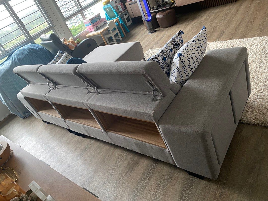L Shape Sofa, Furniture & Home Living, Furniture, Sofas on Carousell