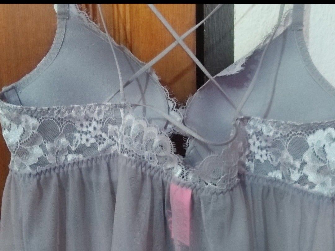 La Senza NUDE SHEER BABYDOLL Nightie Baby Doll Nighty Nightgown ...