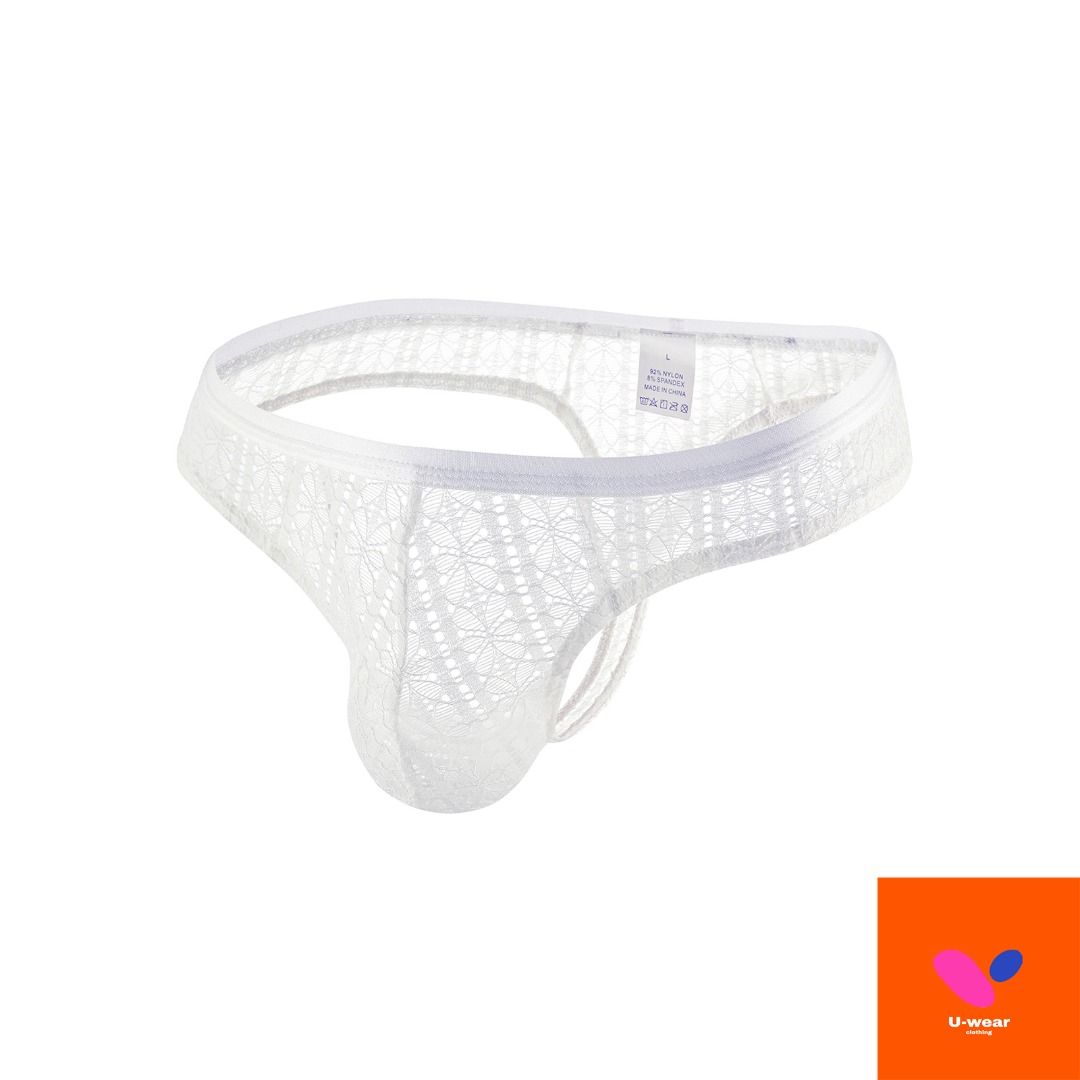 Lace Design Men Thong Underwear Bikini Men G String Jockstrap Men Men