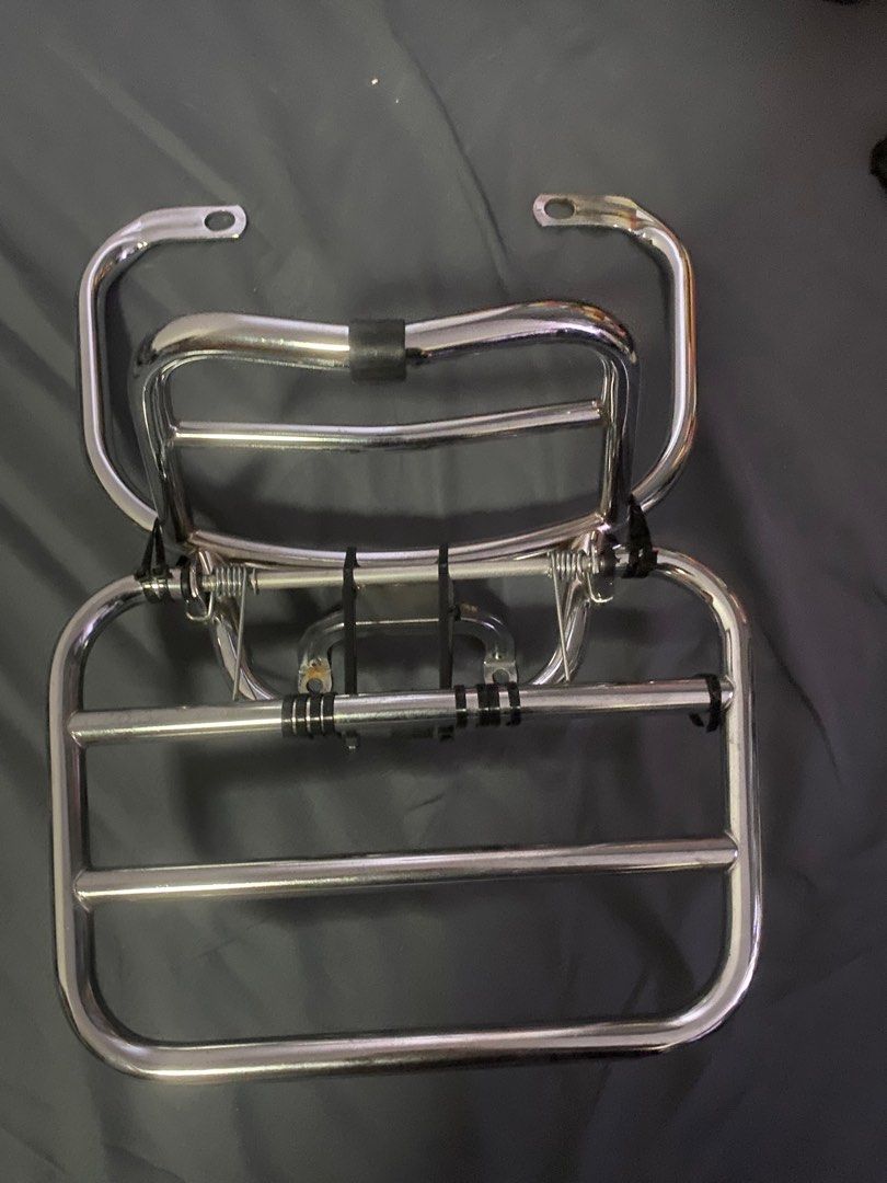 Lambretta V200 rear rack, Motorcycles, Motorcycle Accessories on Carousell
