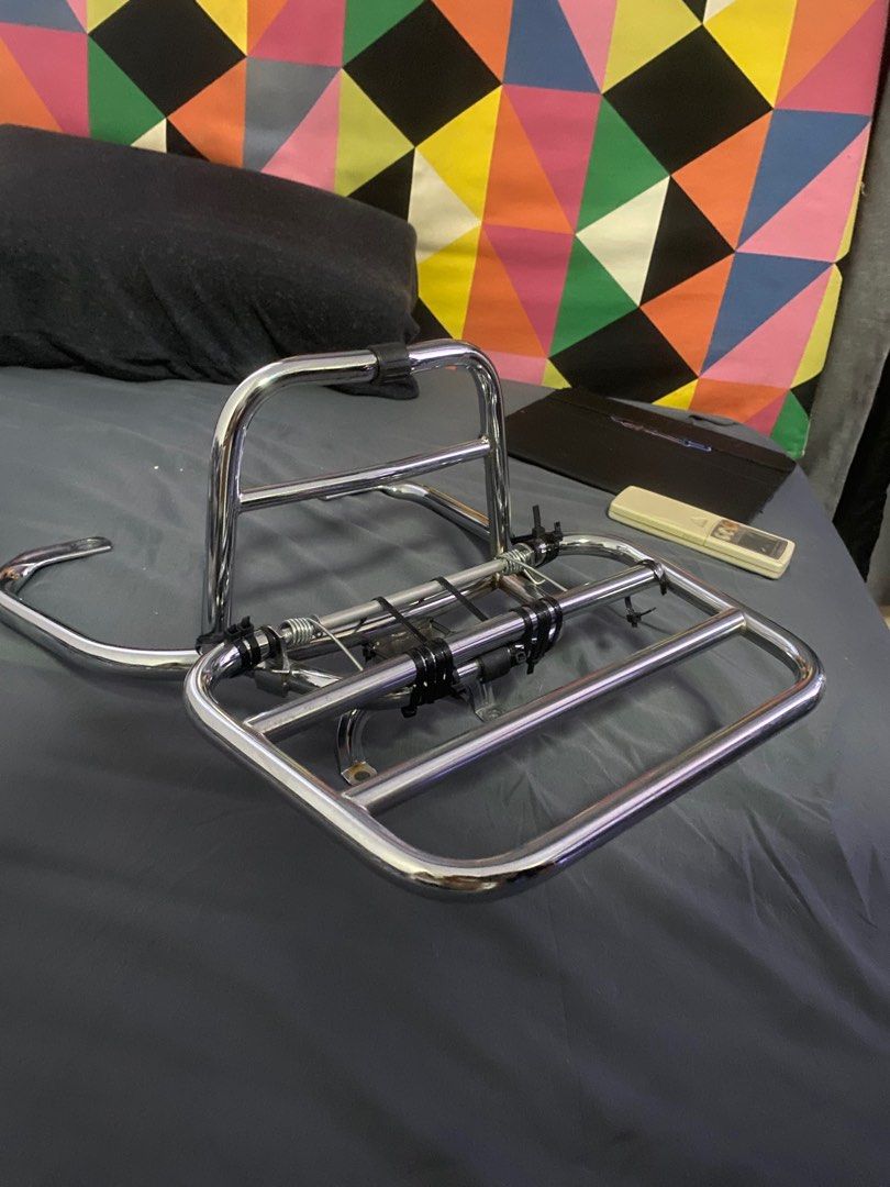 Lambretta V200 rear rack, Motorcycles, Motorcycle Accessories on Carousell