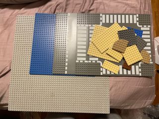 Vintage Lego base plates x 5 pcs, Hobbies & Toys, Toys & Games on Carousell