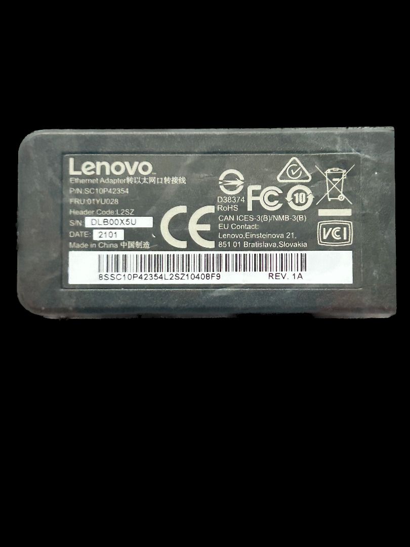 Lenovo Thinkpad Ethernet Extension Adapter Gen 2 Computers And Tech Parts And Accessories Cables