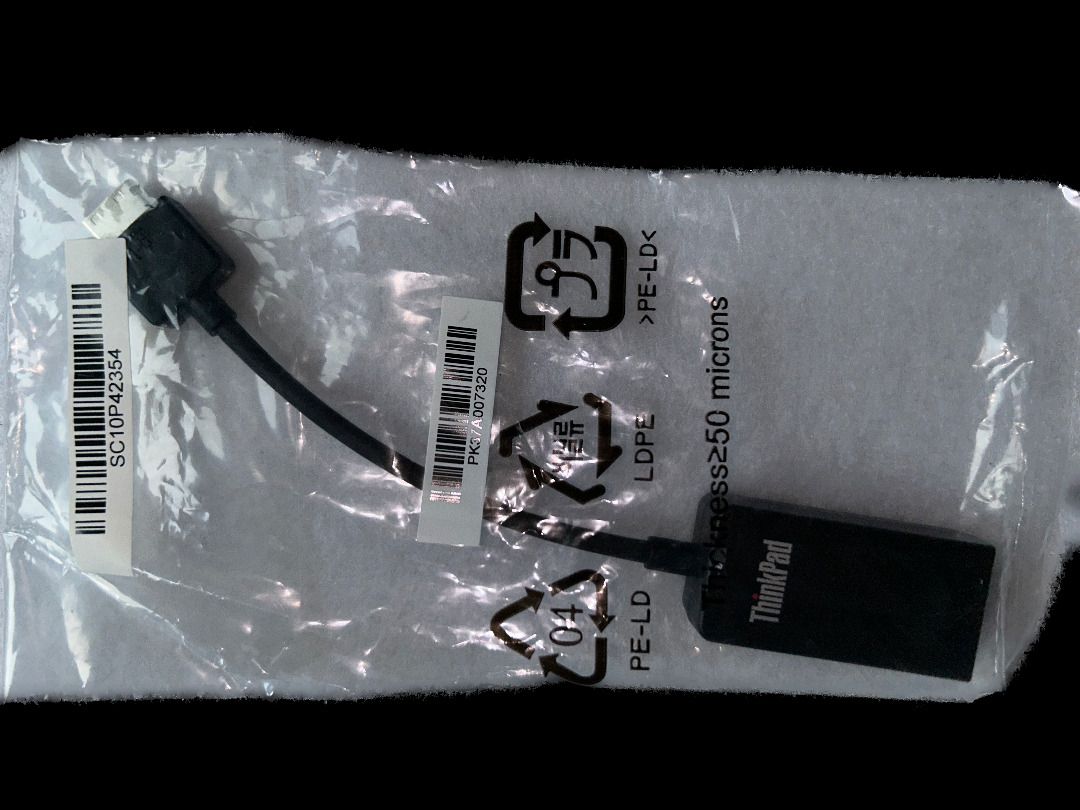 Lenovo Thinkpad Ethernet Extension Adapter Gen 2 Computers And Tech Parts And Accessories Cables