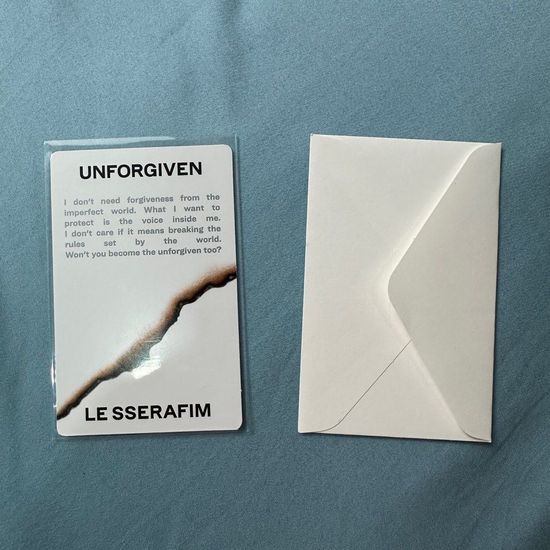 lesserafim unforgiven chaewon photocard, Hobbies & Toys, Memorabilia ...