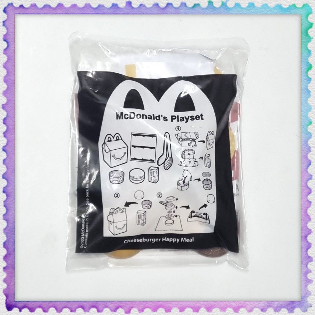 Let's Play McDonald's Happy Meal Toys Playset Cheeseburger Prepare Corn ...