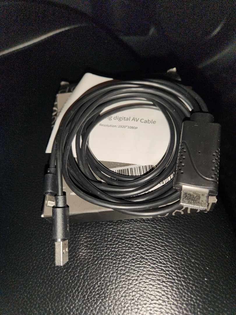 LIGHTNING DIGITAL AV CABLE. (1080P), Mobile Phones & Gadgets, Mobile ...