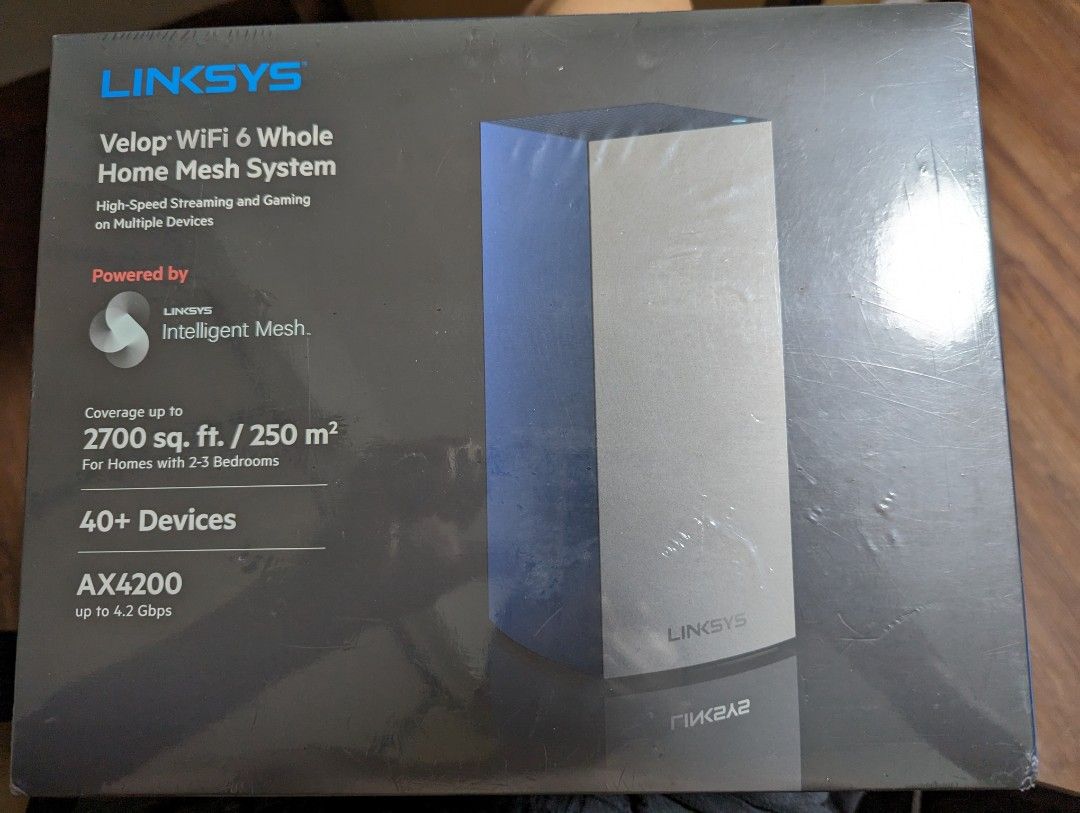 Linksys Velop WiFi 6 AX4200, Computers & Tech, Parts & Accessories, Networking on Carousell