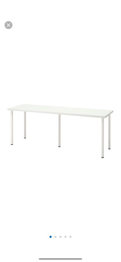 Long Study Table 200cm gaming table 200cm work table 200cm LAGKAPTEN ...