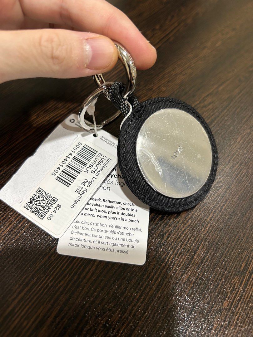 Lululemon Logo Bag Charm & Keychain, Women's Fashion, Watches ...