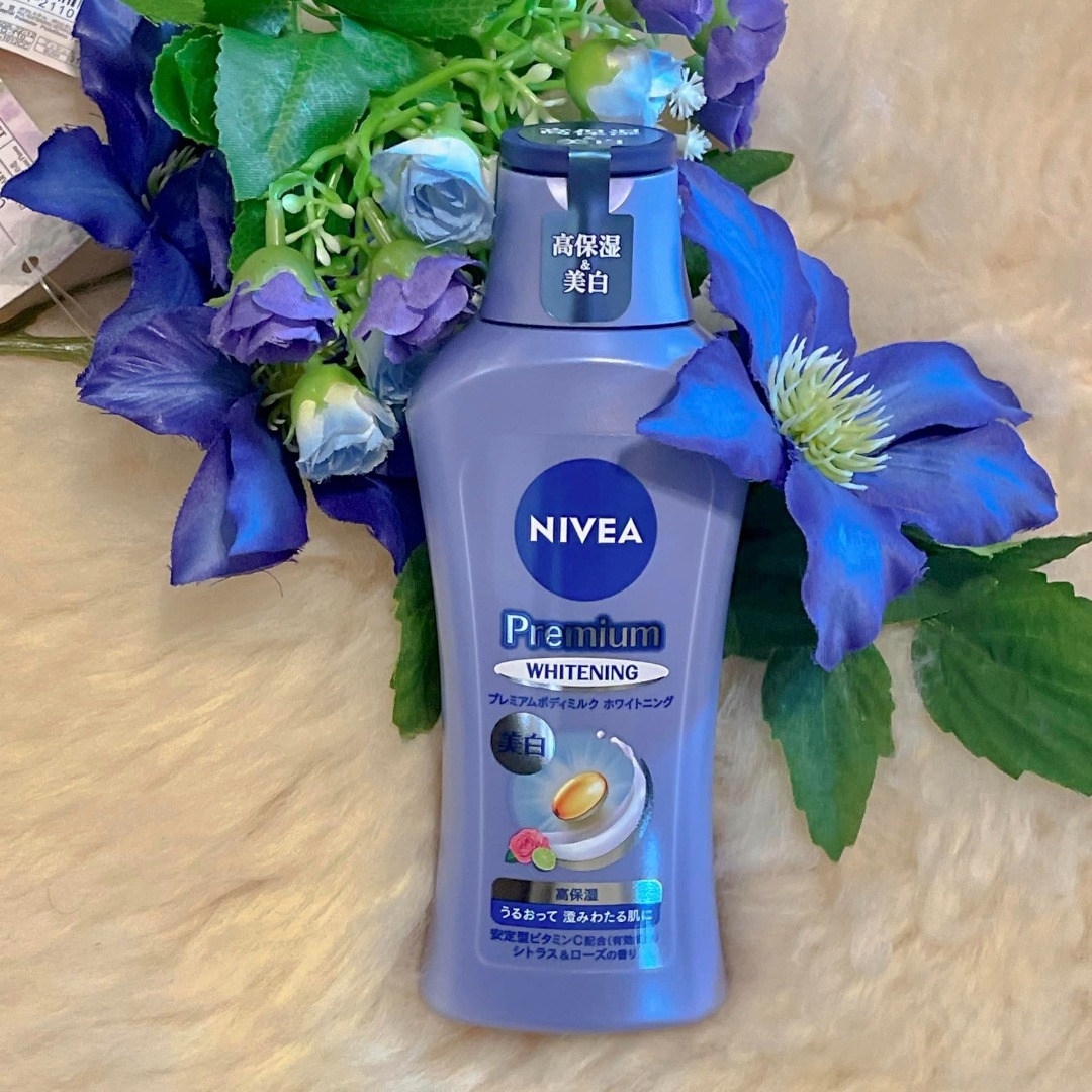 Made in Japan NIVEA Premium Body Milk Whitening For Moisturized and Bright Skin Citrus & Rose ...