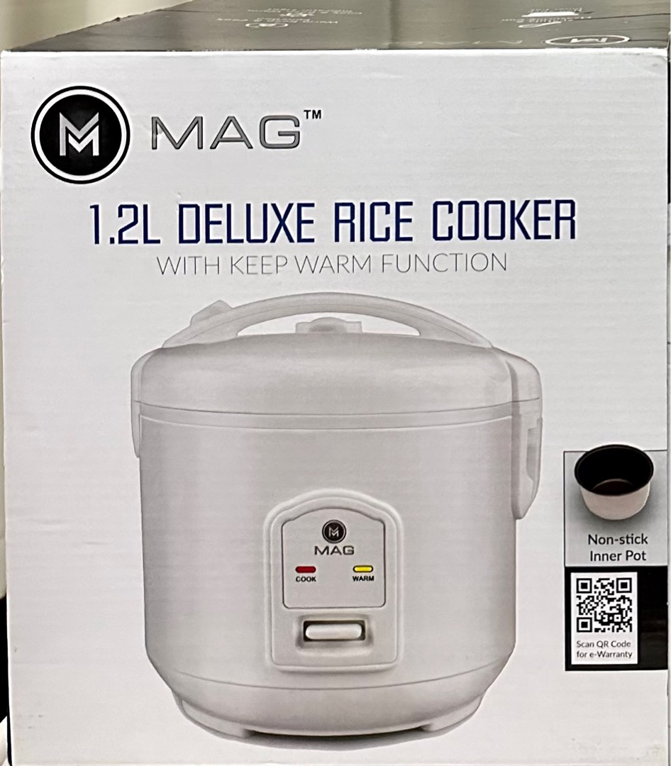 MAG 1.2L Deluxe Rice Cooker, TV & Home Appliances, Kitchen Appliances ...