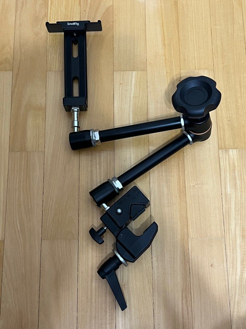 Manfrotto Friction Arm with Super Clamp and Smallrig Tablet holder ...