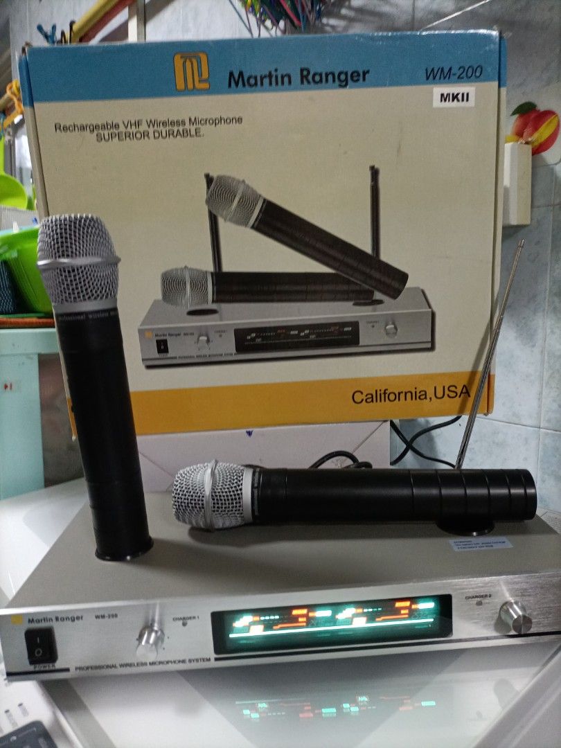 Martin Ranger Rechargeable VHF Wireless Microphone, Audio, Microphones ...