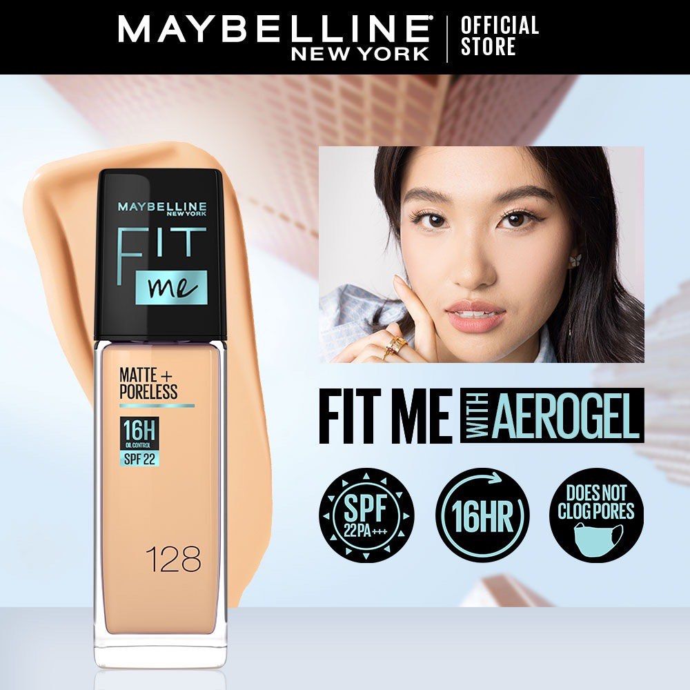 Maybelline Fit Me Foundation (Shade: 128), Beauty & Personal Care, Face ...