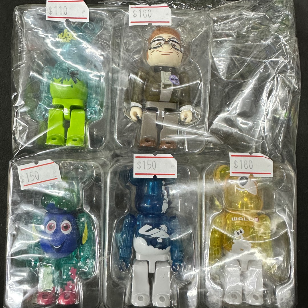 Medicom Toy 一番賞 Happyくじ BE＠RBICK WOW! Disney PIXAR Summer Vacation 100% ...