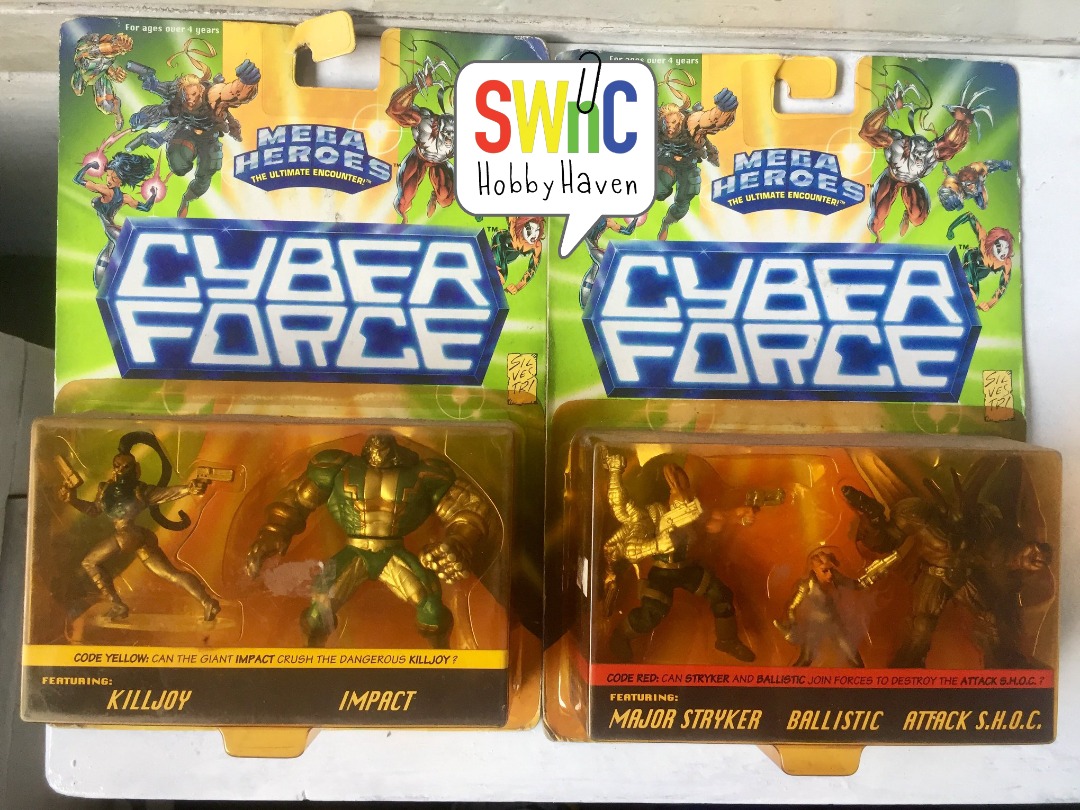 MegaHeros Cyber Force LimitedEdition CollectorSeries on Card 1995 ...