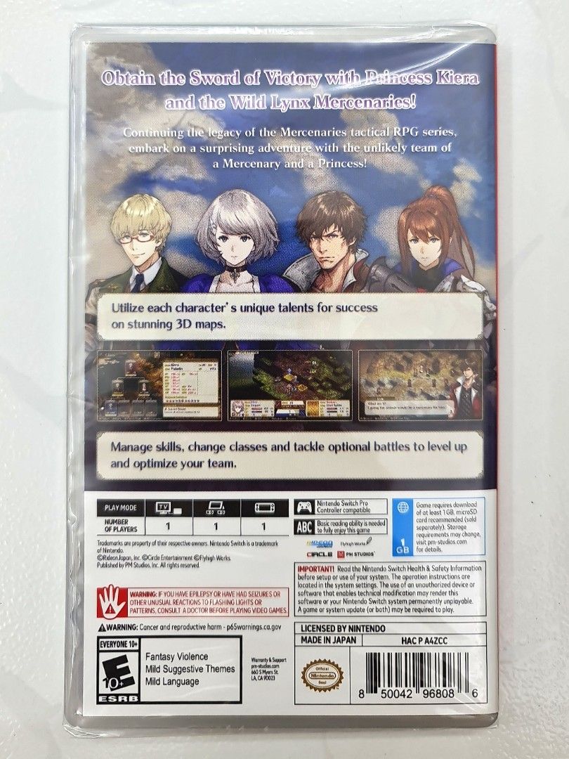 Mercenaries Rebirth : Call of the Wild Lynx *Brand New and Sealed ...