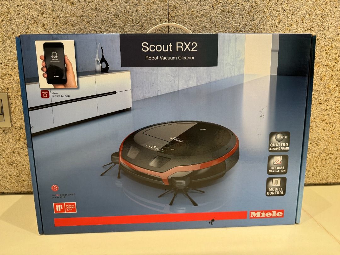 Miele Scout RX2 Home Vision Robot Vacuum Cleaner, TV & Home Appliances ...