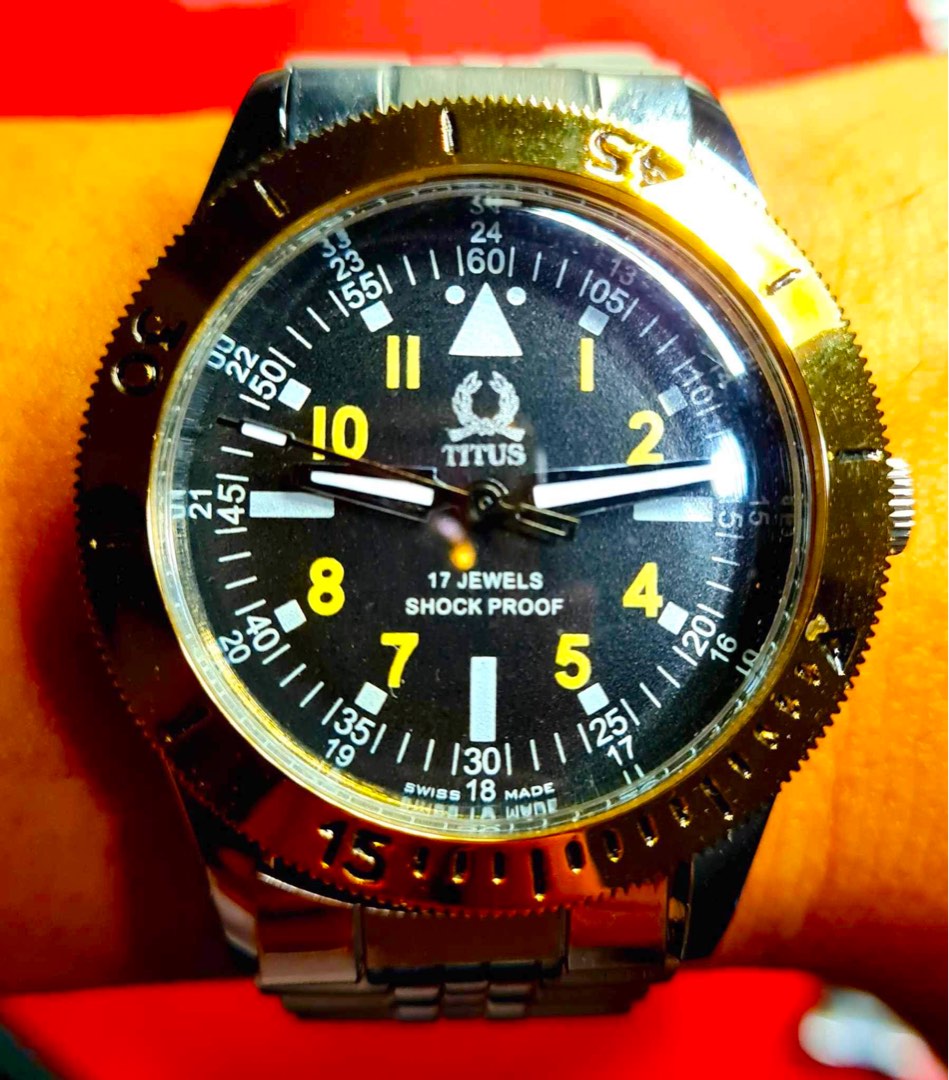 #Military Watch #Titus #Swiss Made #Mechanical Watch, Luxury, Watches ...