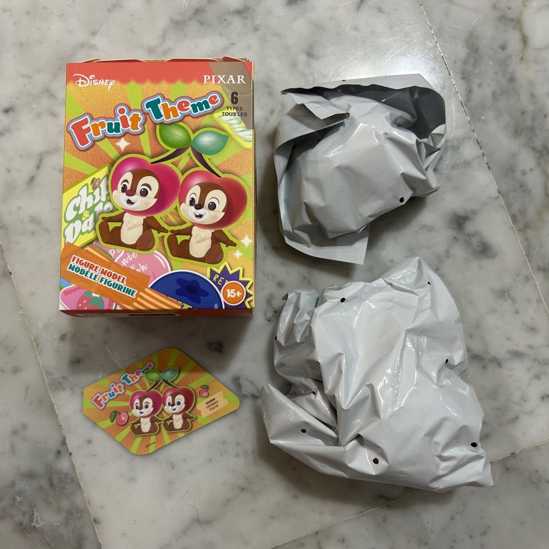 Miniso Blind Box - Disney Pixar Fruit Theme Chip & Dale, Hobbies & Toys ...