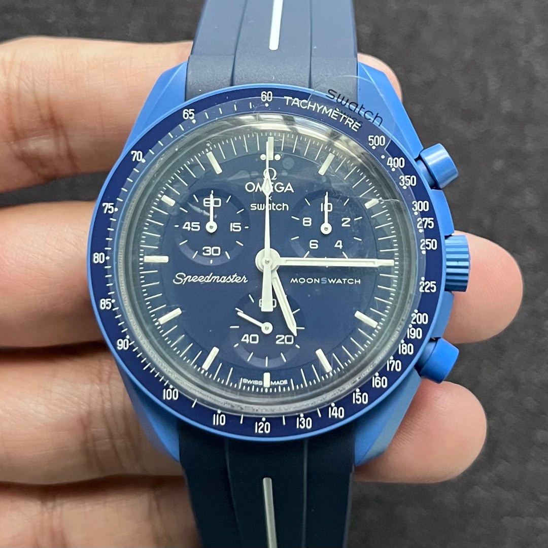 Mission to Neptune MoonSwatch, Luxury, Watches on Carousell