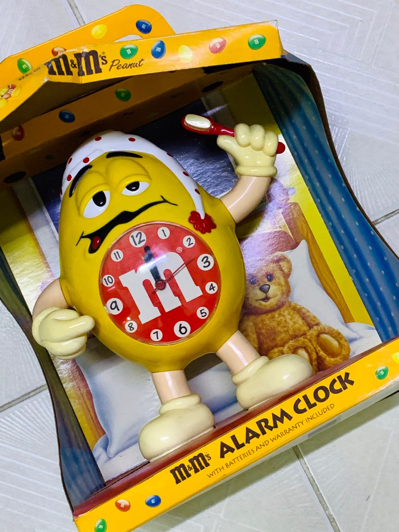 (優惠價) M&Ms alarm clock時鐘 fun machine Candy dispenser 糖果朱古力機 Radio ...