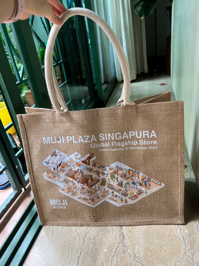 Muji tote bag, Women's Fashion, Bags & Wallets, Tote Bags on Carousell