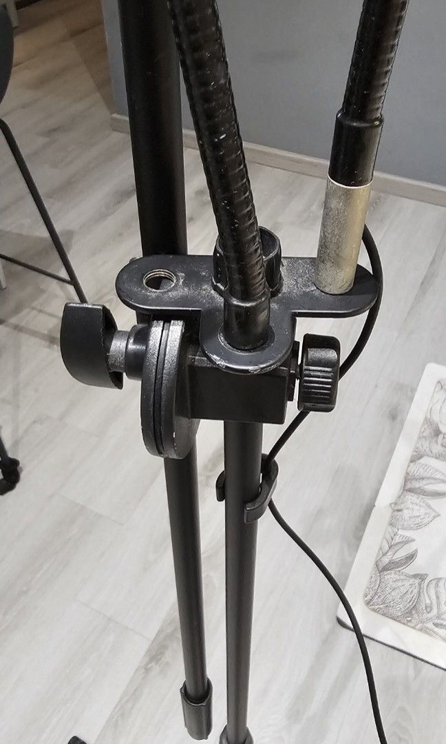 Multi purpose tripod for camera video conferencing, karaoke singing ...