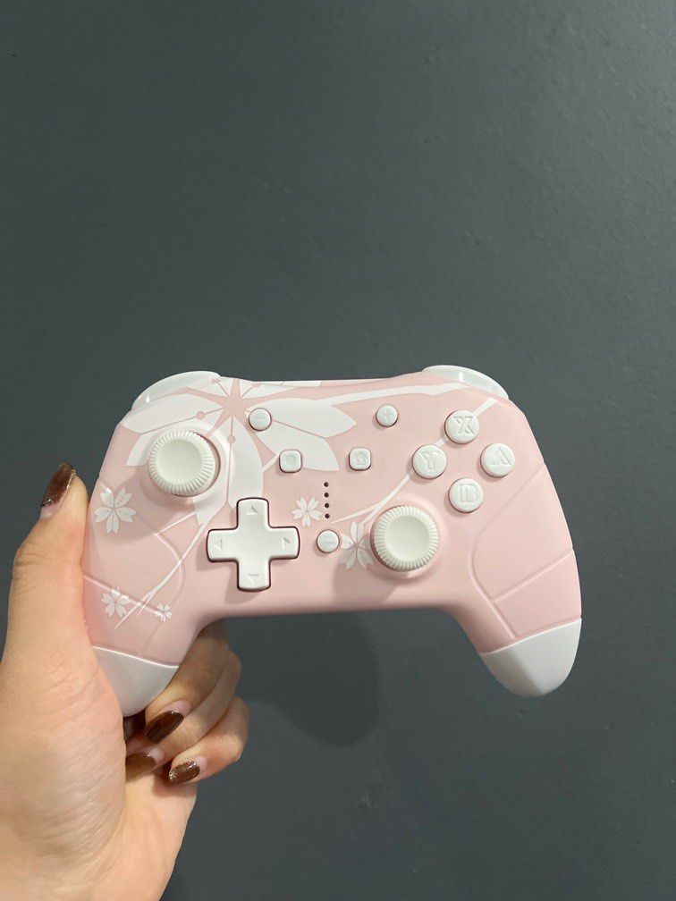 Mytrix wireless controller Sakura pink, Computers & Tech, Parts ...