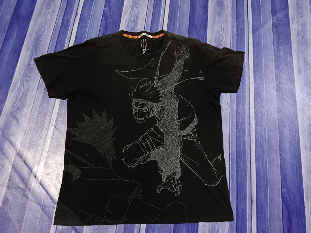 Naruto print besar, Men's Fashion, Tops & Sets, Tshirts & Polo Shirts ...