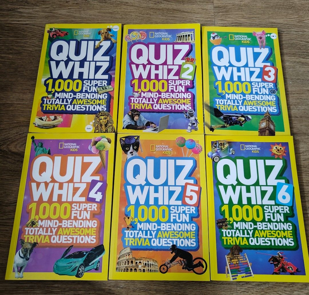 National Geographic Kids QUIZ WHIZ 1000 Super Fun, Hobbies & Toys ...