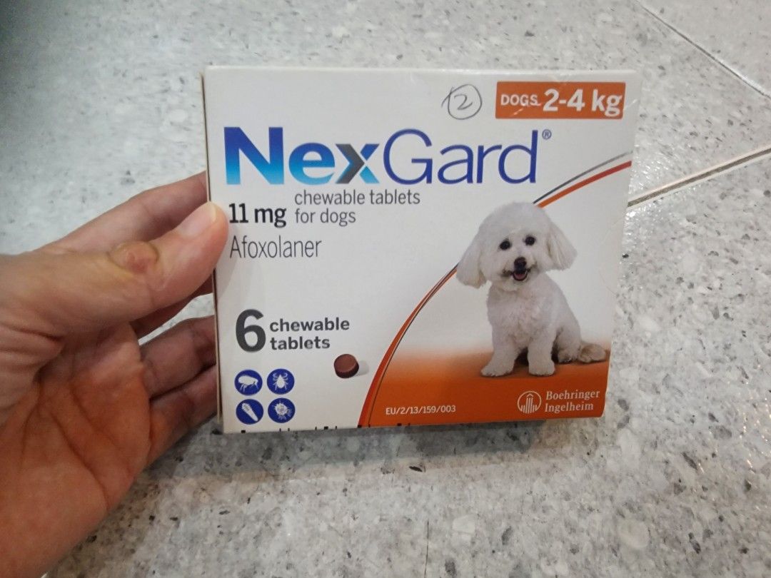 Nextguard 6 tabs 2-4kg, Pet Supplies, Pet Food on Carousell