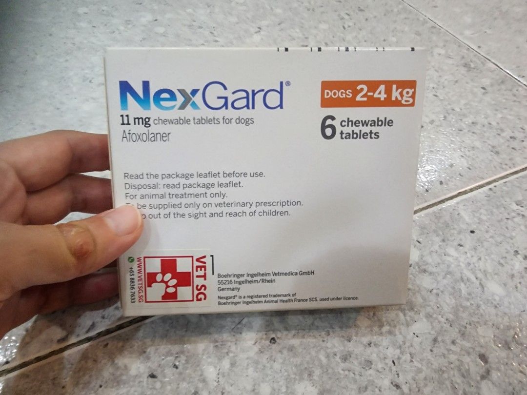 Nextguard 6 tabs 2-4kg, Pet Supplies, Pet Food on Carousell