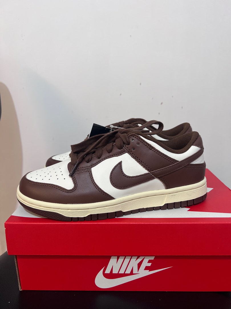 Nike dunks low cacao, Women's Fashion, Footwear, Sneakers on Carousell