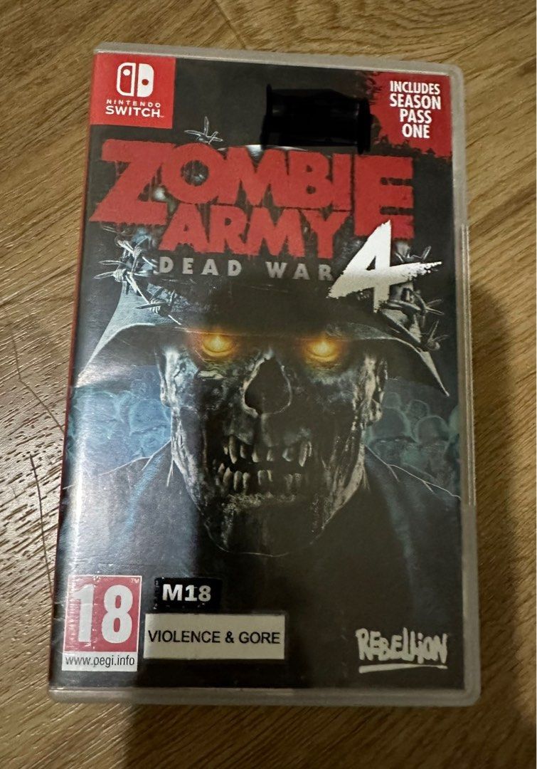 Nintendo Switch Game - Zombie Army Dead War 4, Video Gaming, Video ...