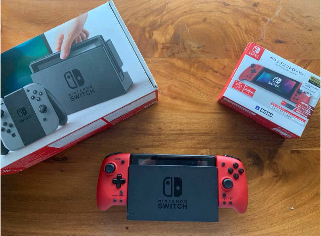 Nintendo Switch Ver.1 with Hori Split Pad Pro, Video Gaming, Video Game ...