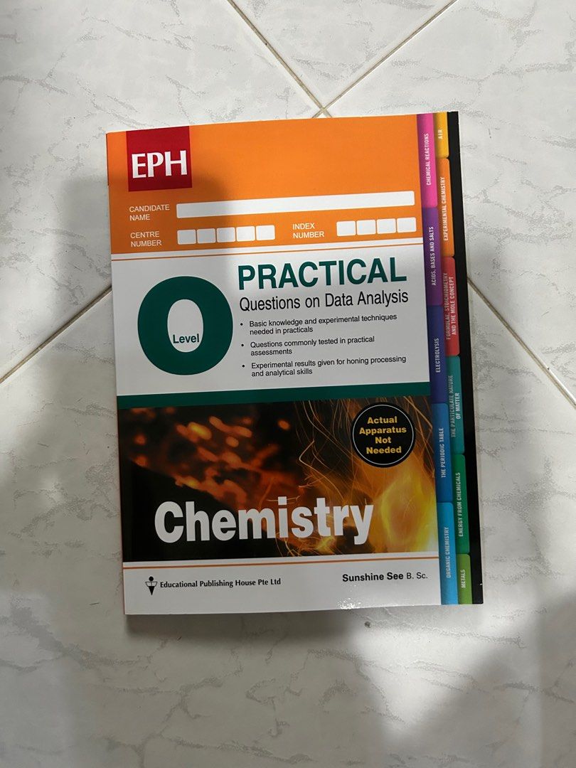 O-Level Practical Questions on Data Analysis Chemistry, Hobbies & Toys, Books & Magazines ...