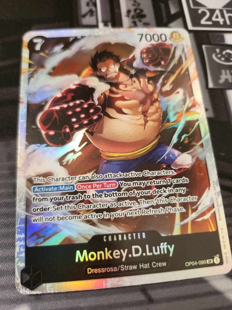 One Piece Card Game English cards OP04 and Zoro promo, Hobbies & Toys ...