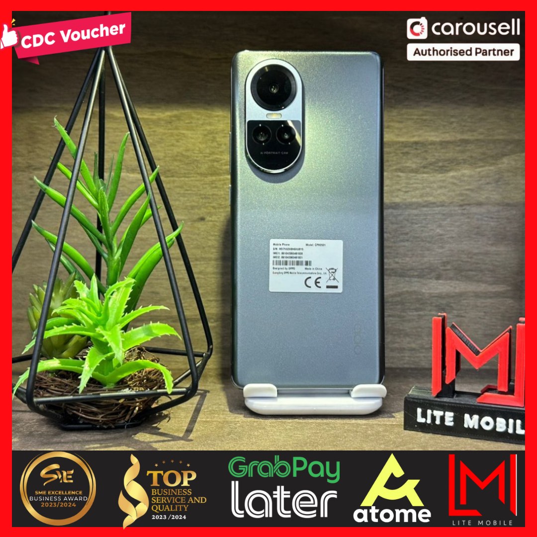 Oppo Reno 10 5G 256GB Grey Grey 256 GB, Mobile Phones & Gadgets, Mobile ...