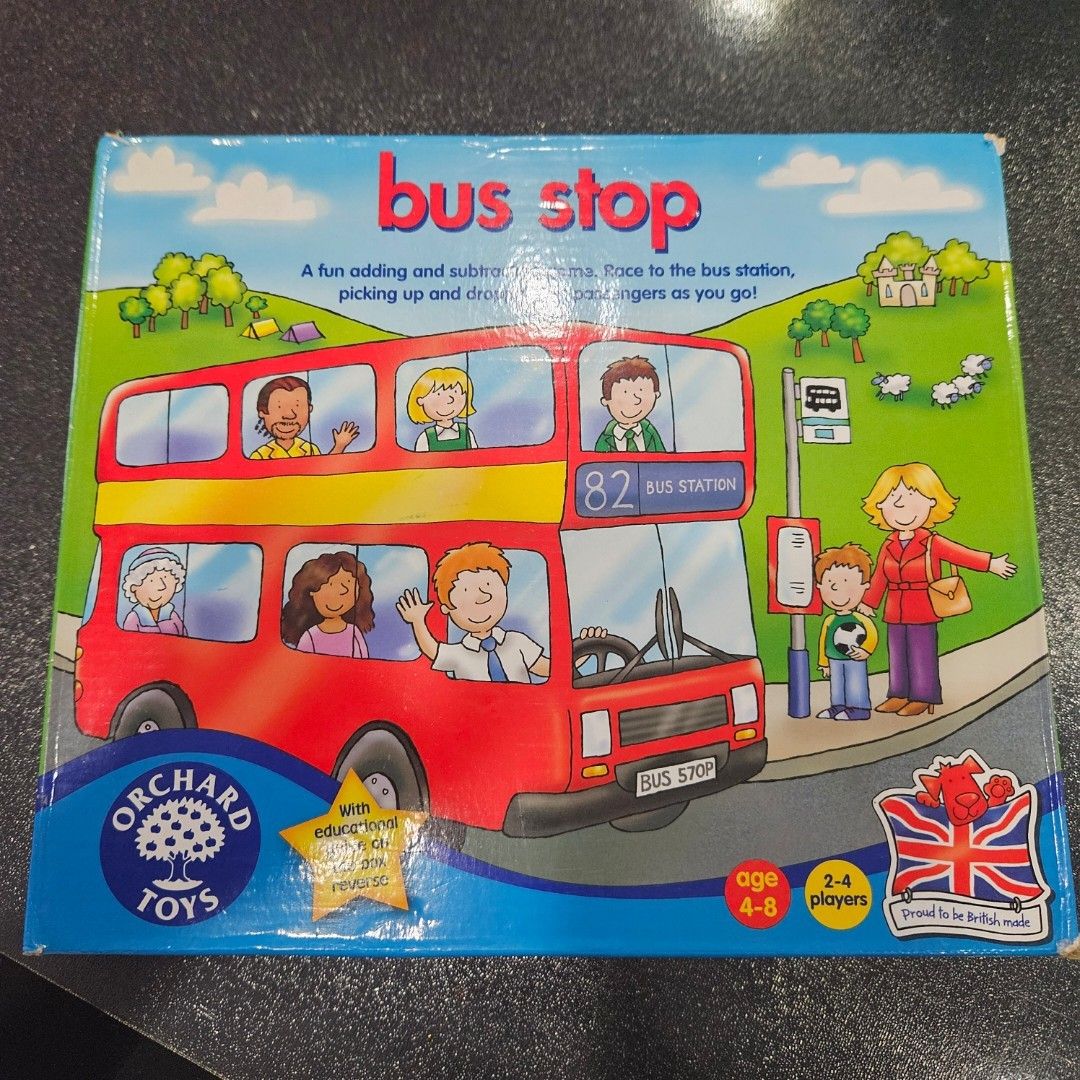 Orchard toys bus stop board game, Hobbies & Toys, Toys & Games on Carousell