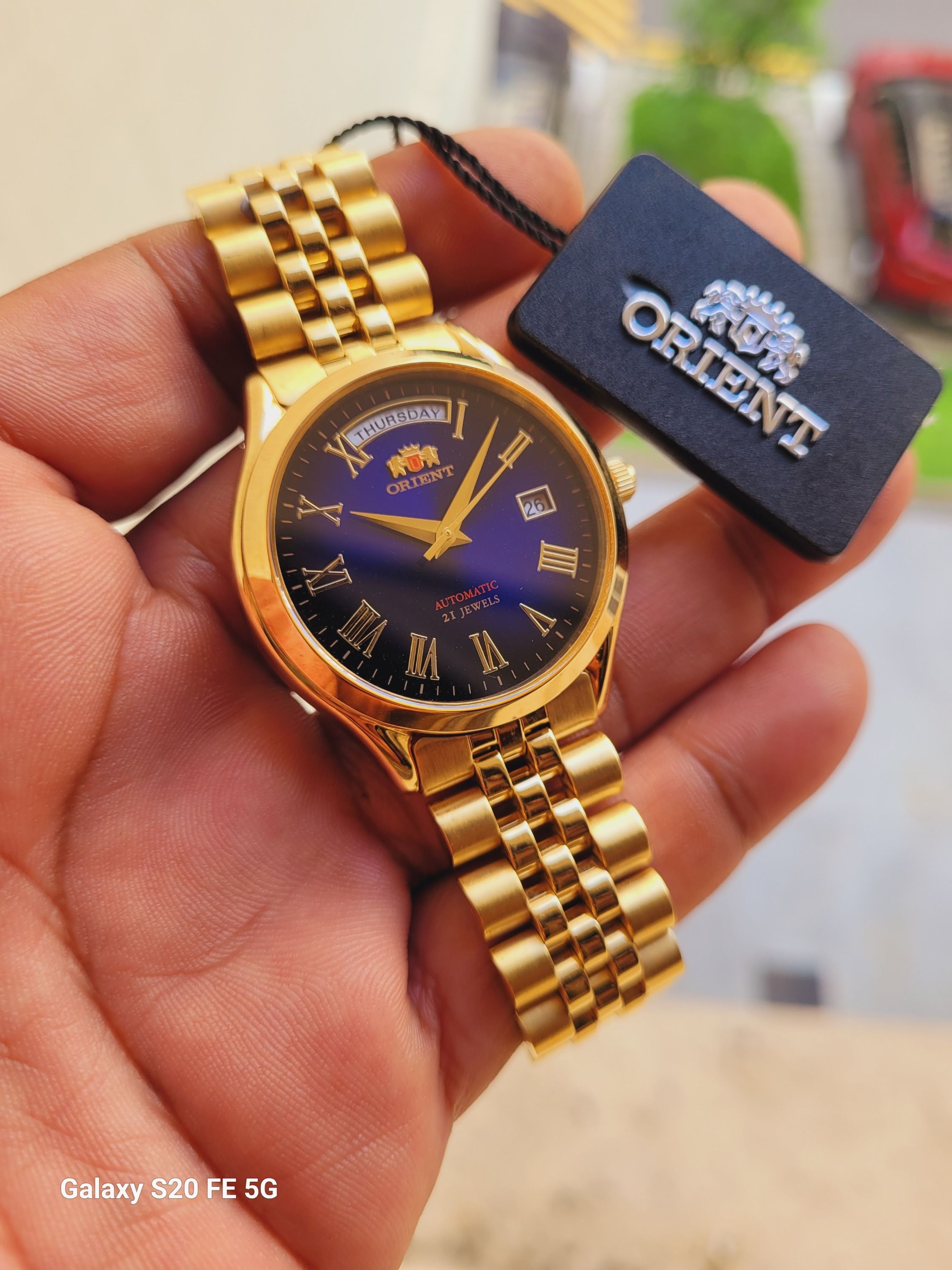 Orient Day Date EVOH-A0 Jubilee Royal Navy Dial Set Japan, Luxury ...