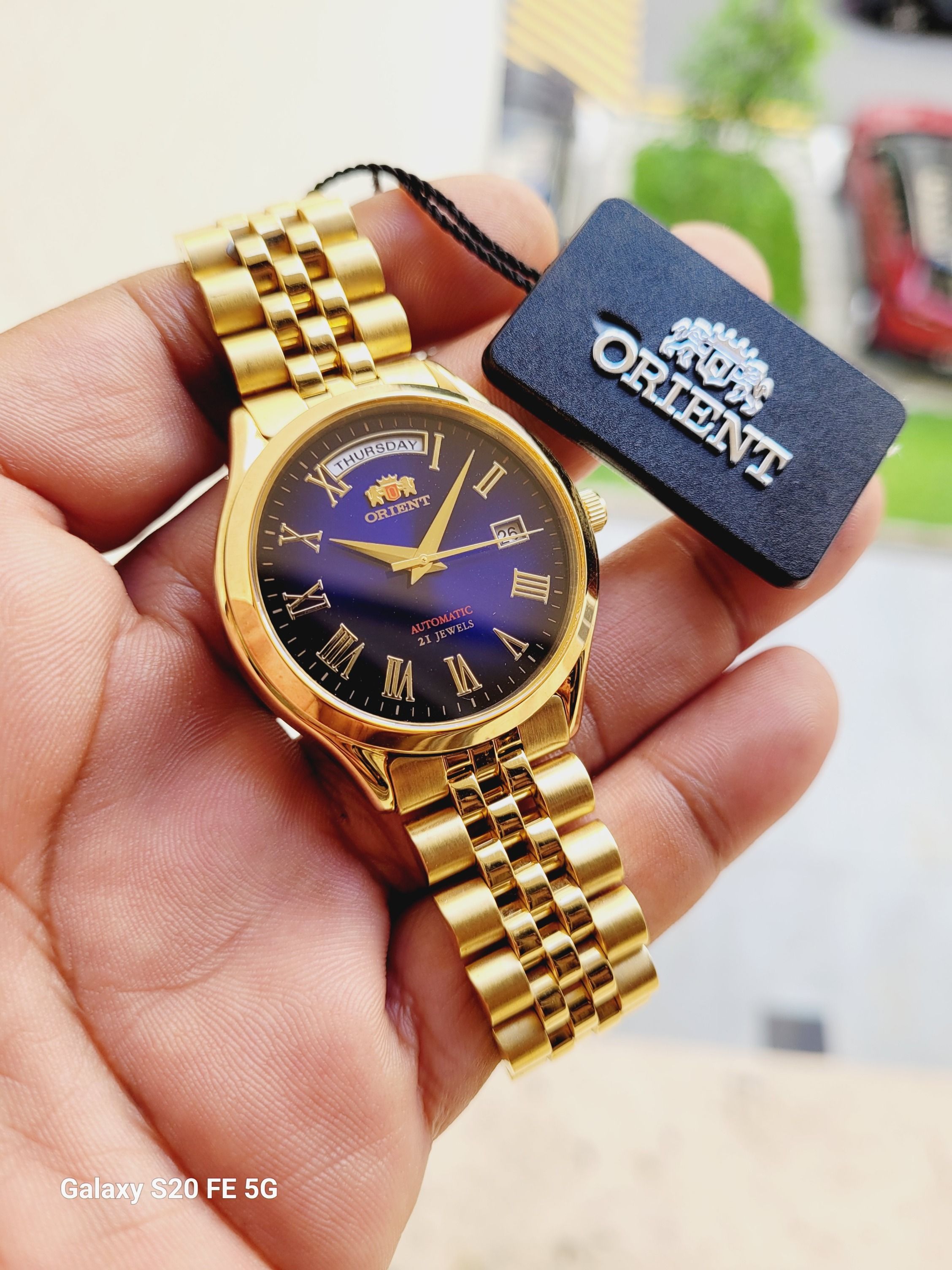 Orient Day Date EVOH-A0 Jubilee Royal Navy Dial Set Japan, Luxury ...