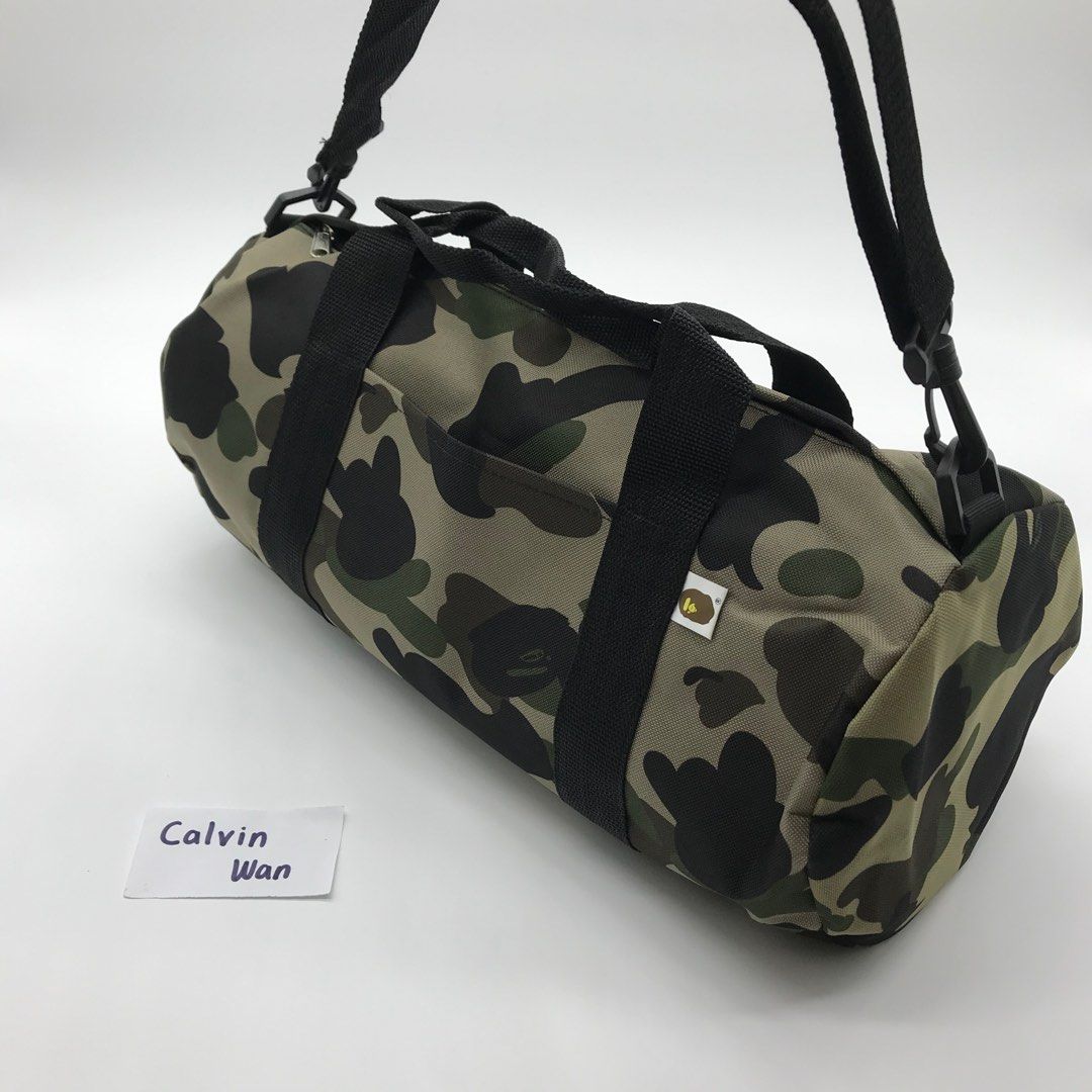 Original Bape Duffle Bag Gym Bag Travel Beg, Men's Fashion, Bags, Sling ...