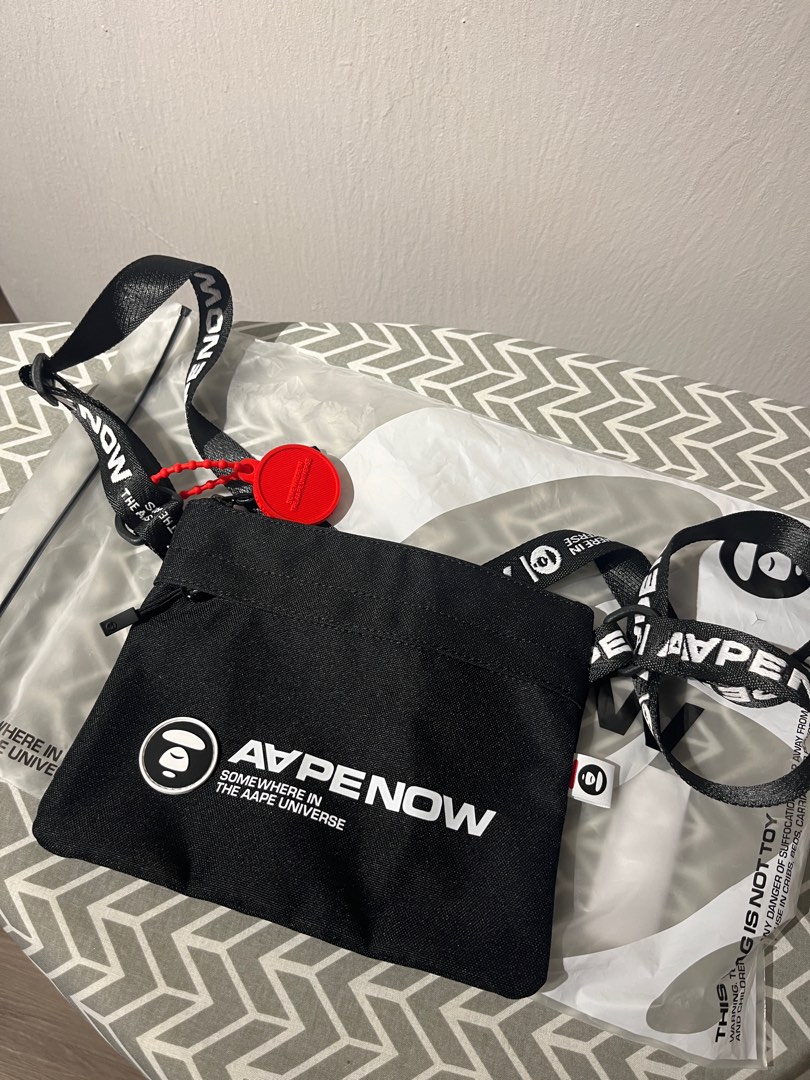 Original Bape Worldwide Japan, Men's Fashion, Bags, Sling Bags on Carousell