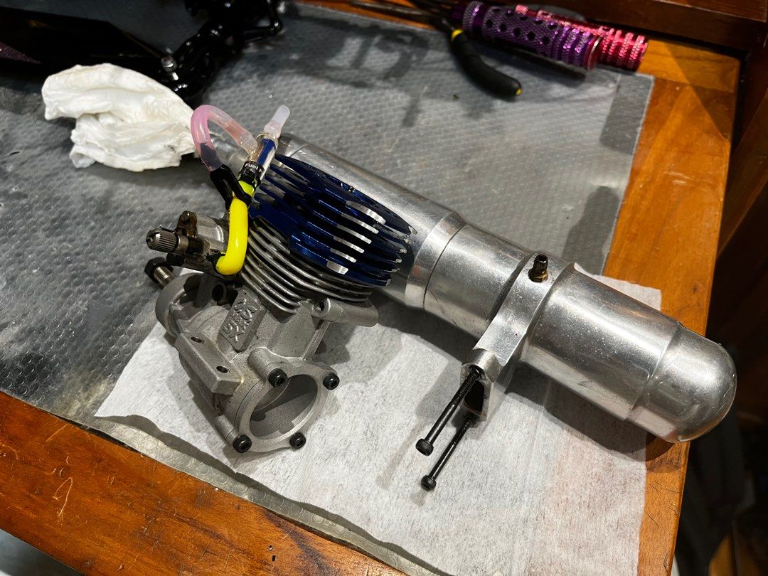 Os Max 50Sx-H nitro engine with muffler for nitro rc helicopter rc heli rc plane, Hobbies & Toys ...