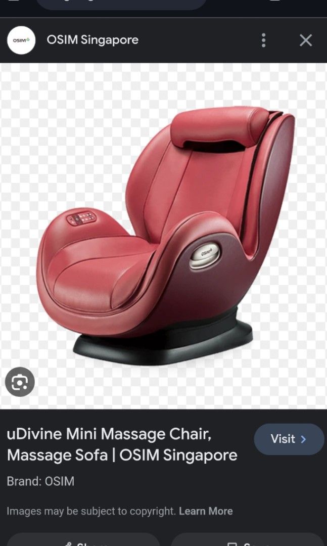 Osim Massage Chair, Health & Nutrition, Massage Devices on Carousell