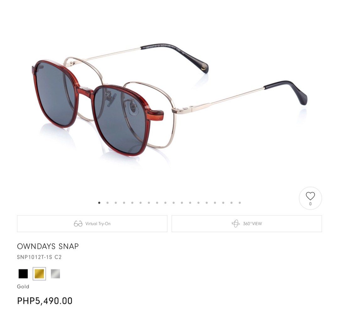 Owndays Snap Eyeglasses Frame, Women's Fashion, Watches & Accessories ...