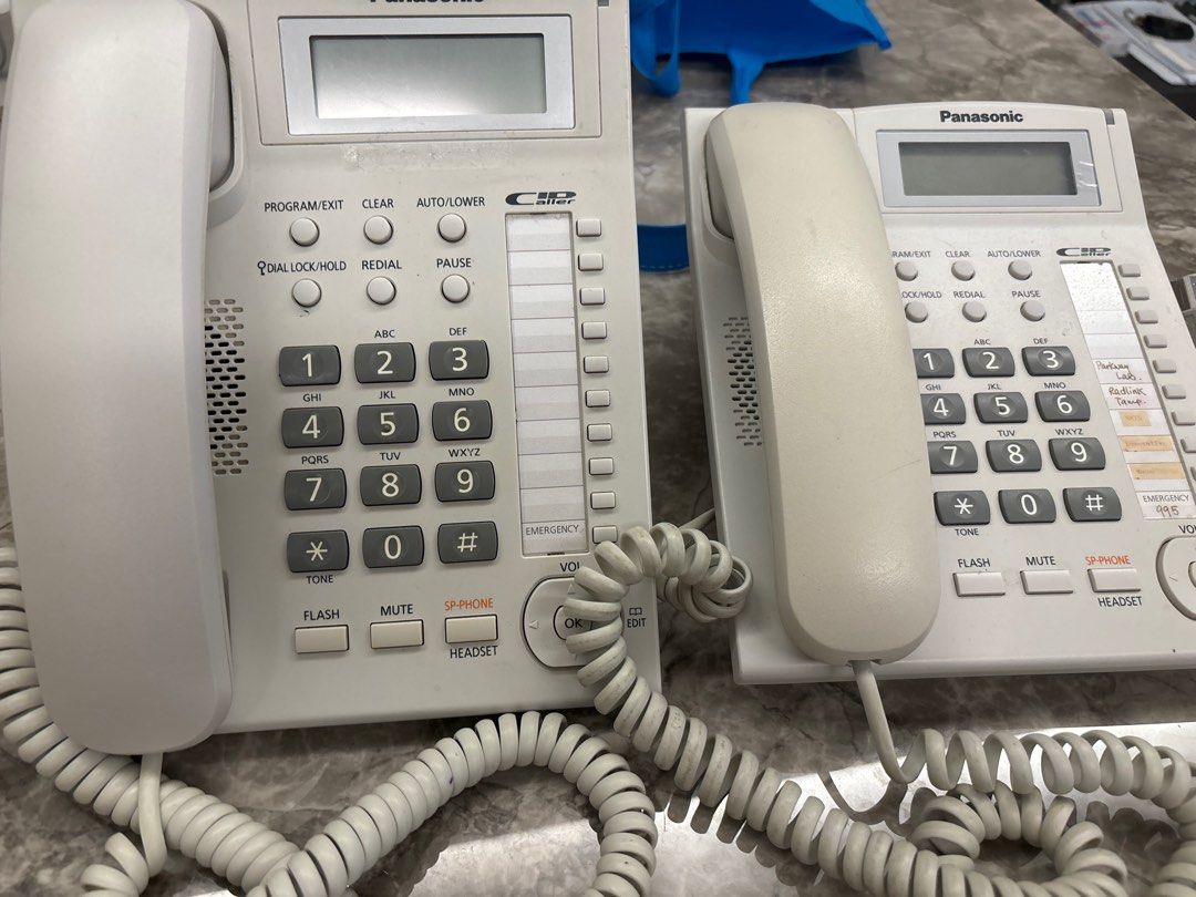 Panasonic Telephone - 2 sets, Computers & Tech, Office & Business ...