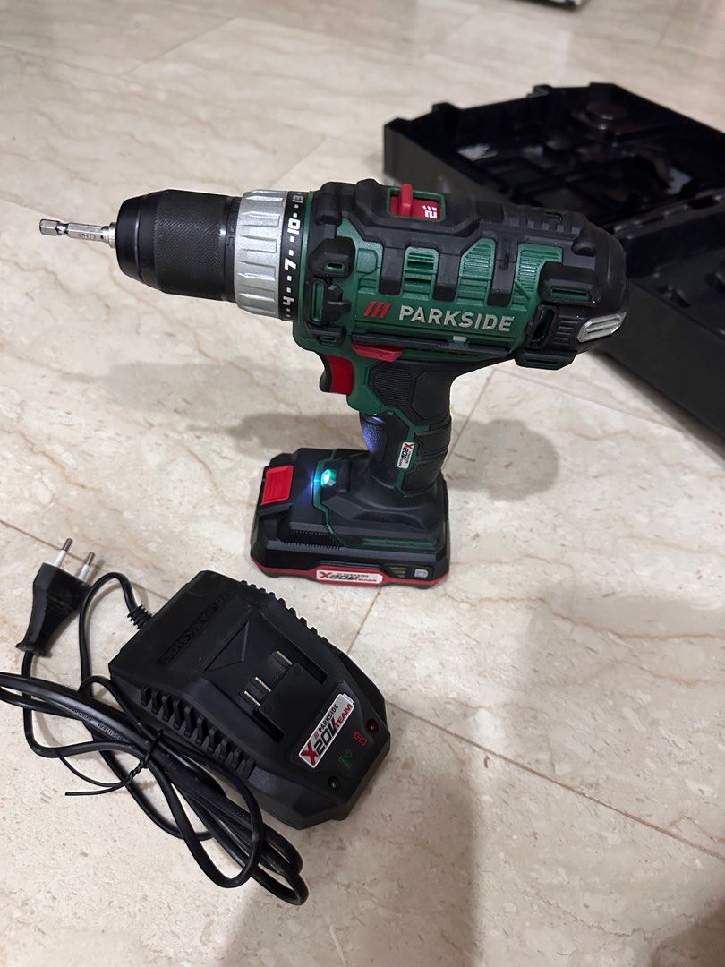 Parkside Cordless Drill (spoilt), Furniture & Home Living, Home ...